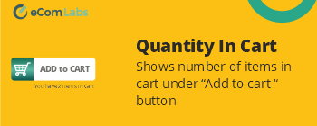 CS-Cart Add-On :: eCom Labs :: Quantity In Cart