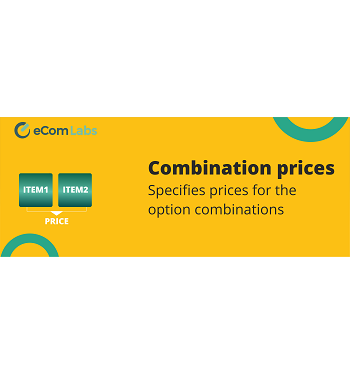CS-Cart Add-On :: eCom Labs :: Combination Prices