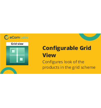 CS-Cart Add-On :: eCom Labs :: Configurable Grid View