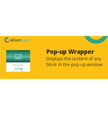CS-Cart Add-On :: eCom Labs :: Pop-up Wrapper